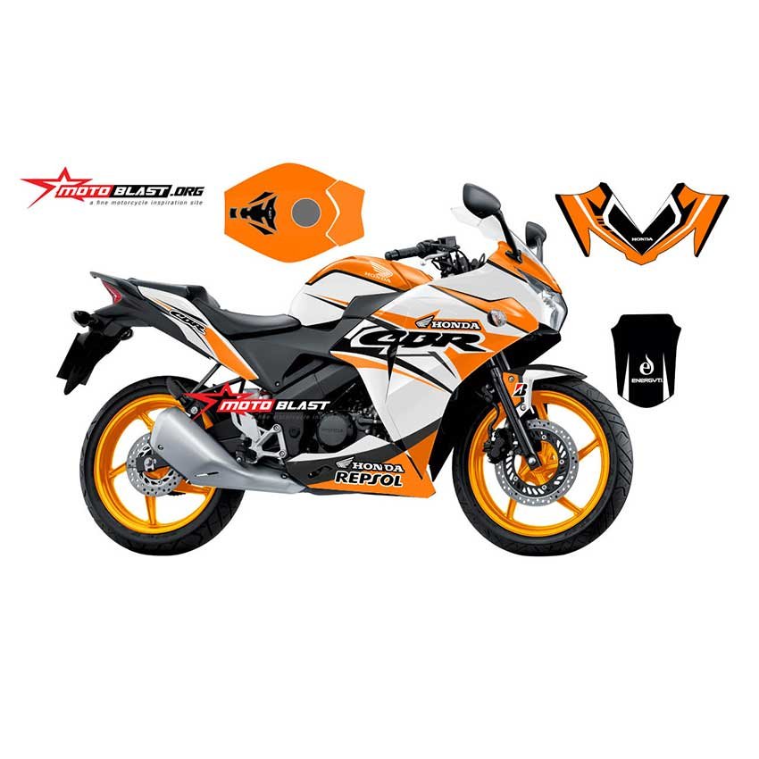 Decal Stiker Honda CBR150R Thailand Repsol Custom - Motoblast.iD