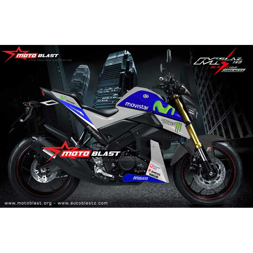 Decal Stiker Yamaha Xabre KTM Style - Motoblast.iD